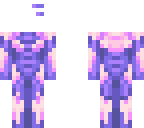 Purple and Pink Mecha Suit - Base | Minecraft Skin