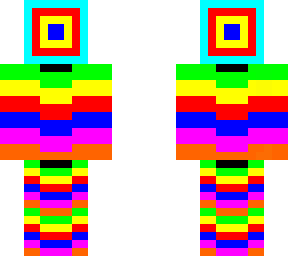 Rainbow guy | Minecraft Skin