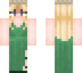 spam in a dress (fixed) | Minecraft Skin