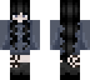 black hair | Minecraft Skin