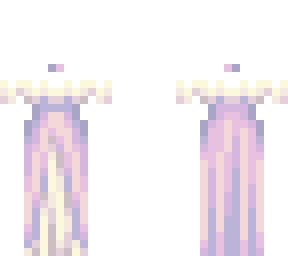 Medieval Silver Dress - Base | Minecraft Skin