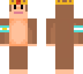 Mono rey | Minecraft Skin