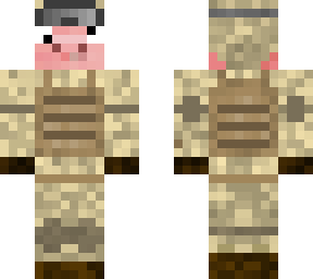 Soldier Pig | Minecraft Skin