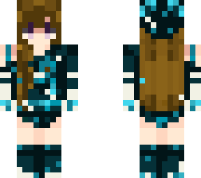 warden girl | Minecraft Skins