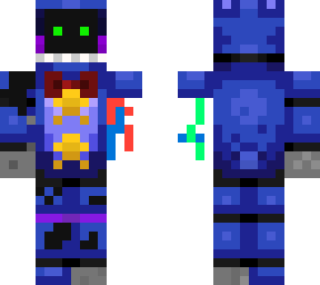 Withered Rockstar Bonnie | Minecraft Skin