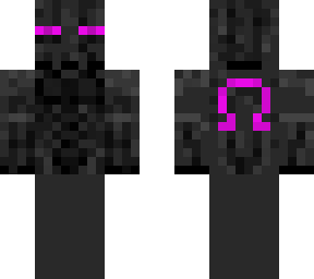 Enderman in a suit w/ armor (in progress) | Minecraft Skin