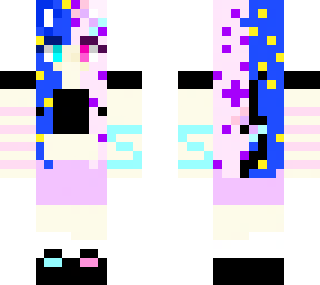 Pastal Punck Out Fit MC Fan Girl | Minecraft Skin