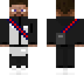 Steve Black/Grey Nike Tech (Gucci Bag) | Minecraft Skin