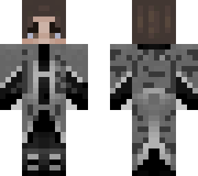 Boralo council warrior but gray | Minecraft Skin