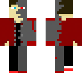 half robot | Minecraft Skins