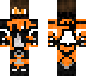orange assassin | Minecraft Skin