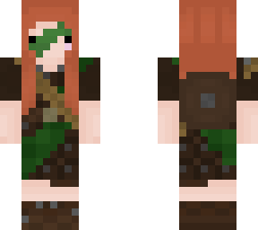 Sasha Celtic Warrior (face paint) | Minecraft Skin