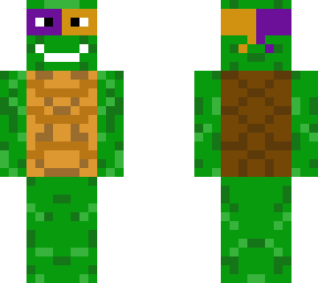 TMNT Mikey/Donnie based off skin by Allaminer | Minecraft Skin