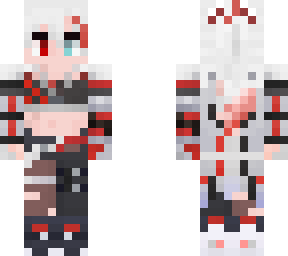 Alpha (Lucia): Crimson Weave - Punishing Gray Raven | Minecraft Skin