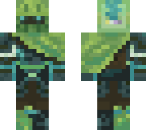 Mossy knight (but make it a TV head) | Minecraft Skin