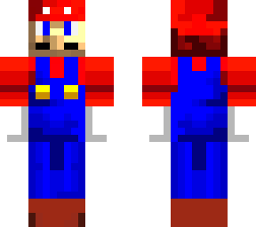 New SM64 mario | Minecraft Skin