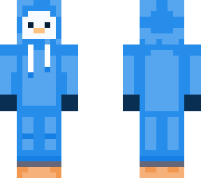 blue penguin hoodie | Minecraft Skins