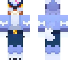 White Wolf Leon | Minecraft Skin