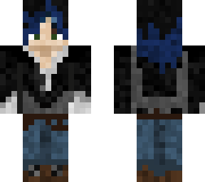 Blue haired man | Minecraft Skin