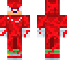 Charged Movie Knuckles | Minecraft Skin