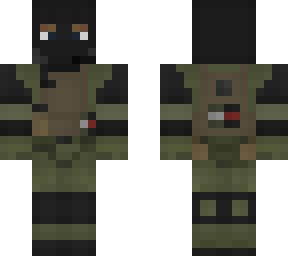 MSF Soldier (Ground Zeroes and The Phantom Pain) | Minecraft Skin