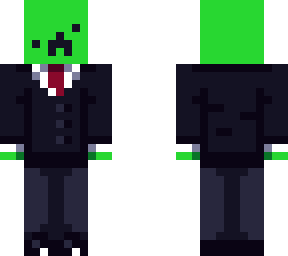creeper in a suit | Minecraft Skins