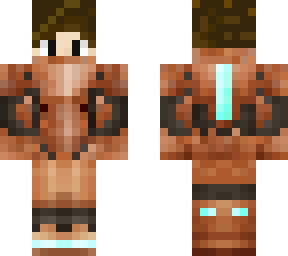 Futuristic steampunk Copper armour skin | Minecraft Skin