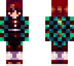 kamado tanjiro | Minecraft Skin