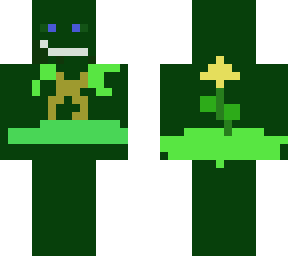 Lush green boy with headphones | Minecraft Skin