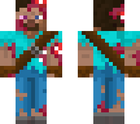 infected steve | Minecraft Skins