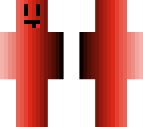Red Fade with face | Minecraft Skin