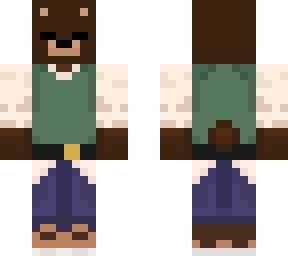 Bear With Vest (OhYay Edit) | Minecraft Skin