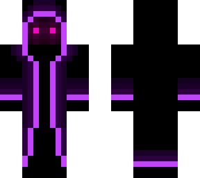 Purple/Pink Neon Mage | Minecraft Skin