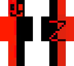 red and black | Minecraft Skin