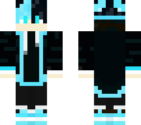Anak Berambut Biru | Minecraft Skin