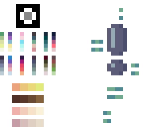 white palette | Minecraft Skins