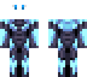 blue mecha suit 4px arms | Minecraft Skin