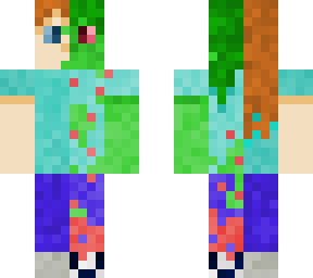 half zombie | Minecraft Skins