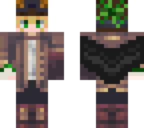 PSMP OC (BLACK PHOEBE WINGS) | Minecraft Skin