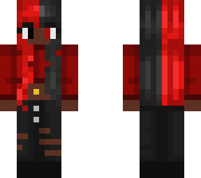 red and black | Minecraft Skins