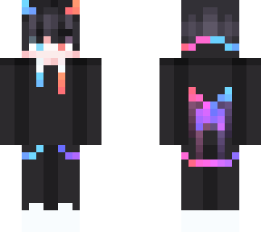 RED AND BLUE DEVIL BOY | Minecraft Skin