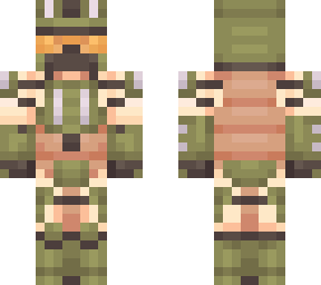 unsc cadet (translucent goggles) | Minecraft Skin