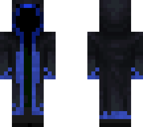 blue and black | Minecraft Skins