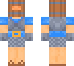Blue Royal Recruit - Clash Royale | Minecraft Skin
