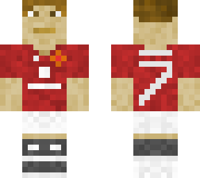 Cristiano Ronaldo Manchester United | Minecraft Skin