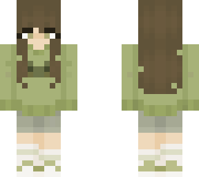 Frog sweater girl | Minecraft Skin