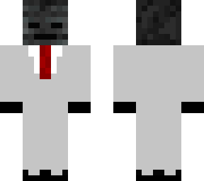 Grox in white suit | Minecraft Skin