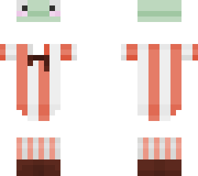 Keroppi Themed Template ! | Minecraft Skin