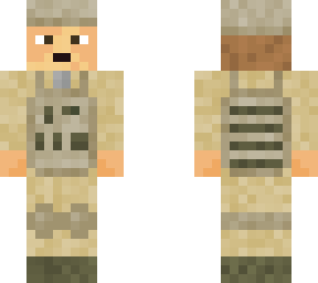 Modern Desert Soldier | Minecraft Skin
