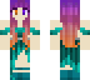 Blue Luminary Juniper | Minecraft Skin